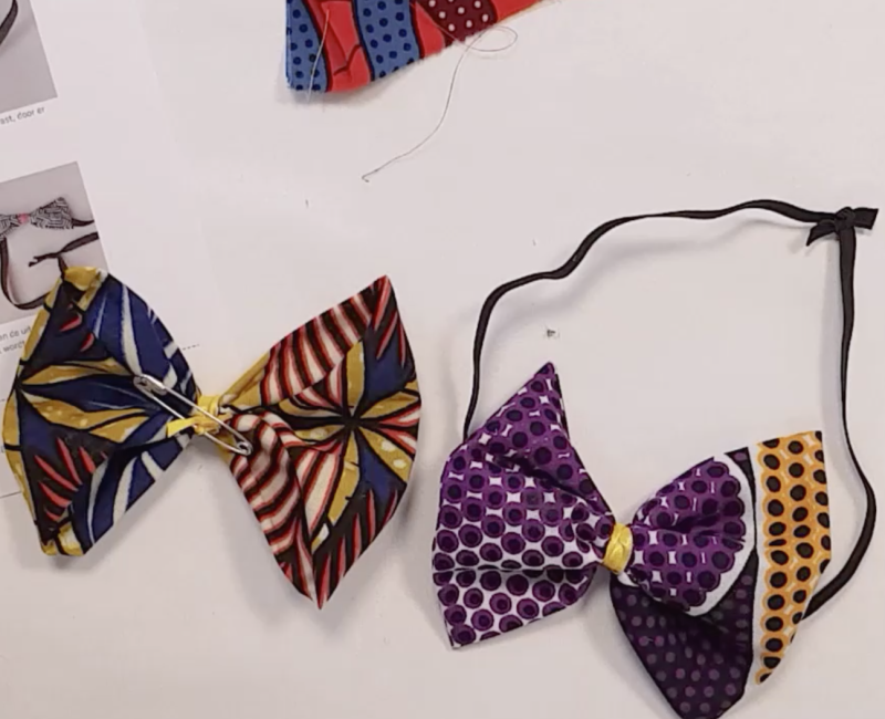 Maak zelf een strik met waxprint | Wereldmuseum Rotterdam